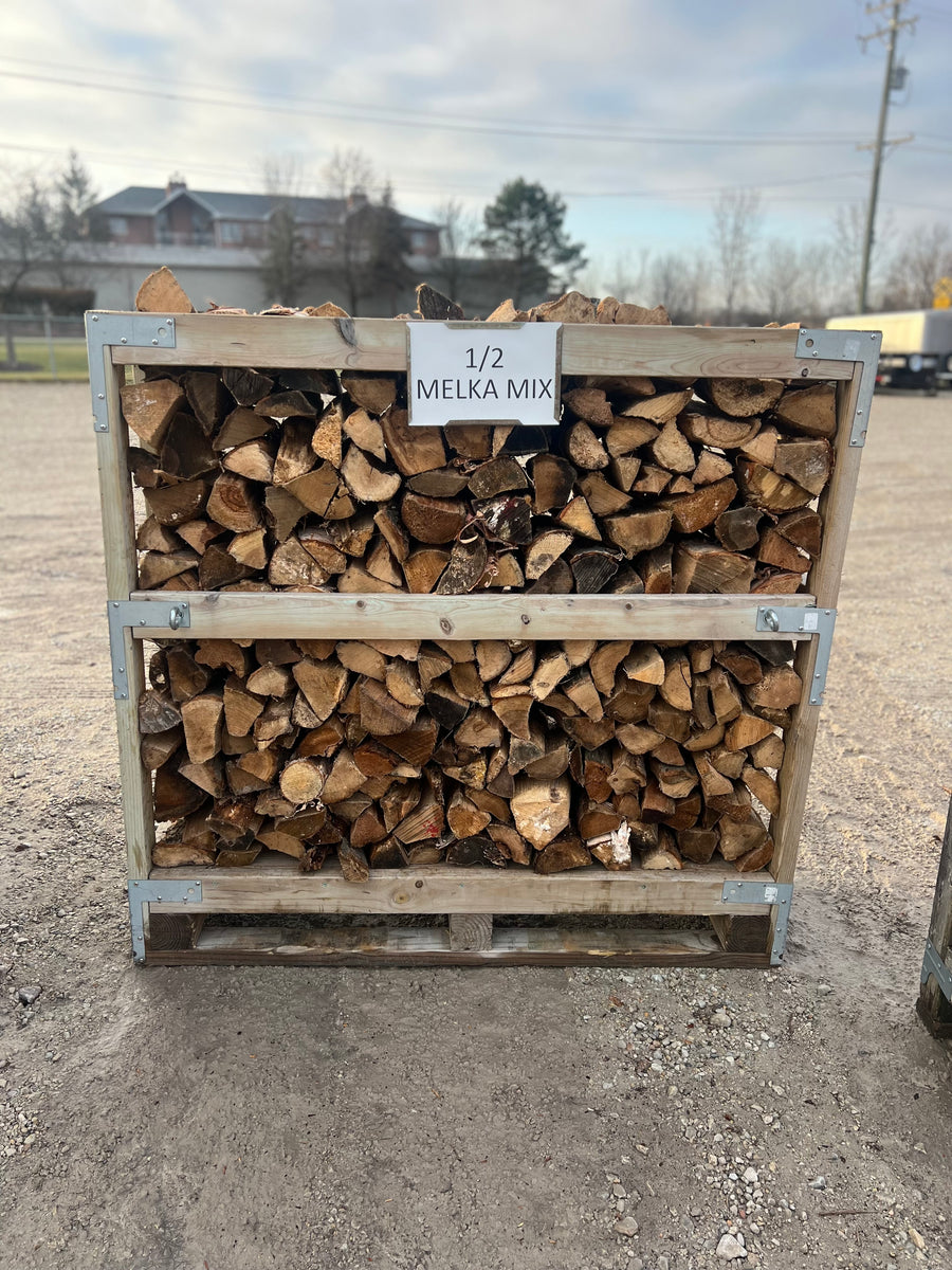 DEPOSIT FOR 1/2 FACECORD OF MELKA MIX FIREWOOD (RACK NOT INCLUDED ...